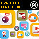 Modern Gradient Flat Icons, Icons | GraphicRiver