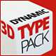 3D Dynamic Typography Pack, After Effects Project Files | VideoHive