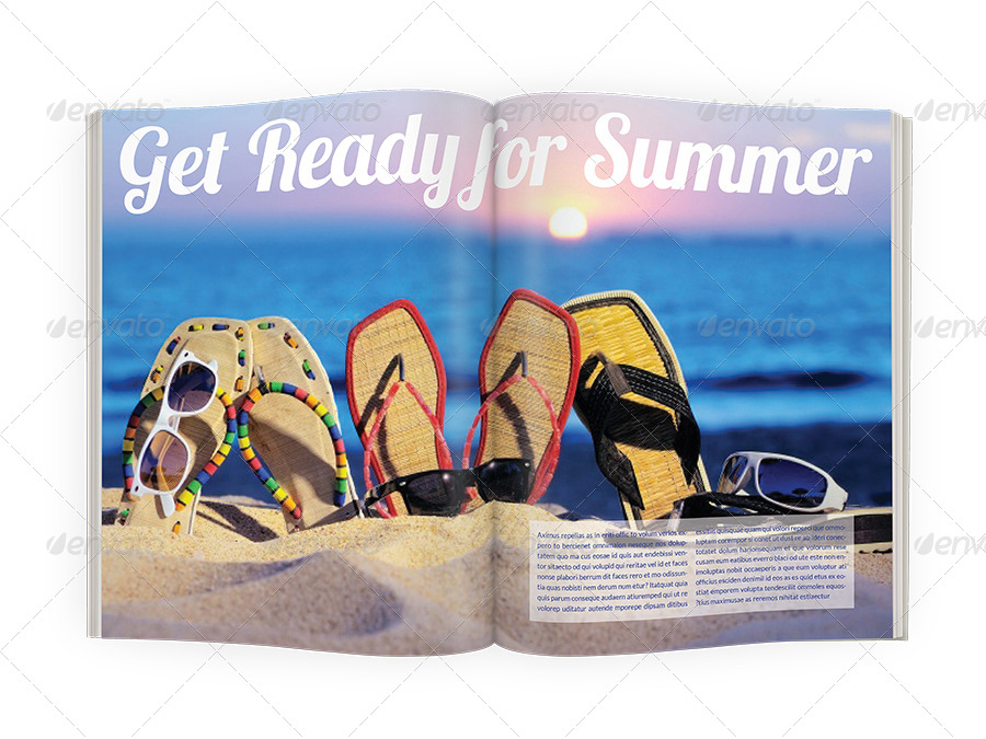 Vacation Magazine Template Issue Two, Print Templates | GraphicRiver
