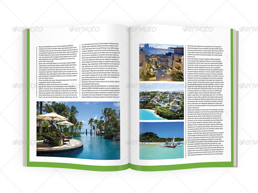 Vacation Magazine Template Issue Two, Print Templates | GraphicRiver