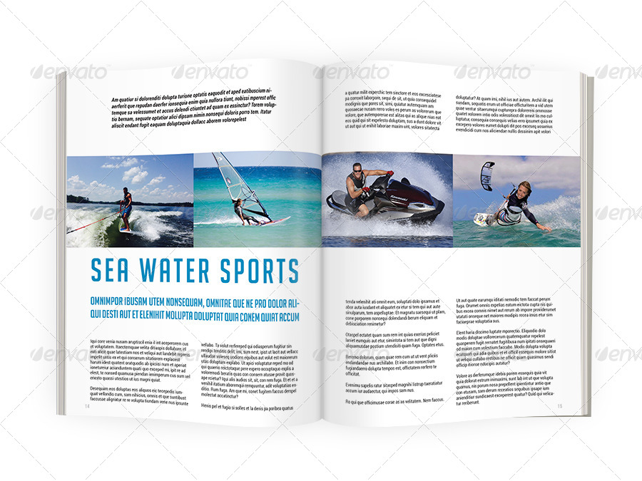 Vacation Magazine Template Issue Two, Print Templates | GraphicRiver