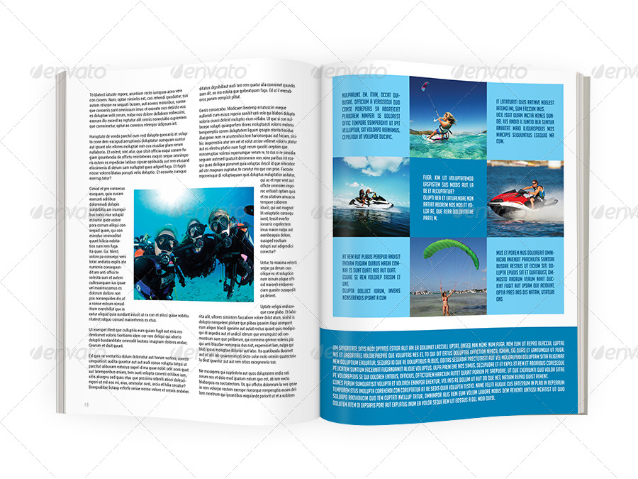 Vacation Magazine Template Issue Two, Print Templates | GraphicRiver