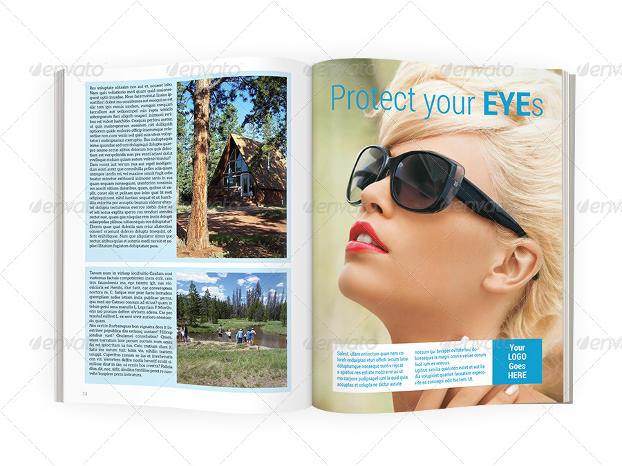 Vacation Magazine Template Issue Two, Print Templates | GraphicRiver