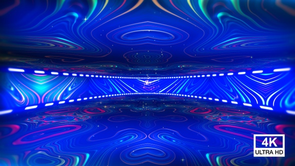 Vj Abstract Colorful Wavy Stage Background 4K V2, Motion Graphics ...