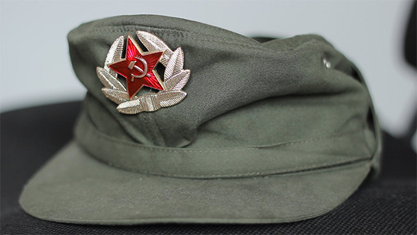 Communist Military Cap, Stock Footage | VideoHive