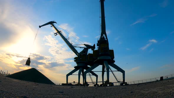 Transporting of Rubble Held By the Loading Vehicles, Stock Footage