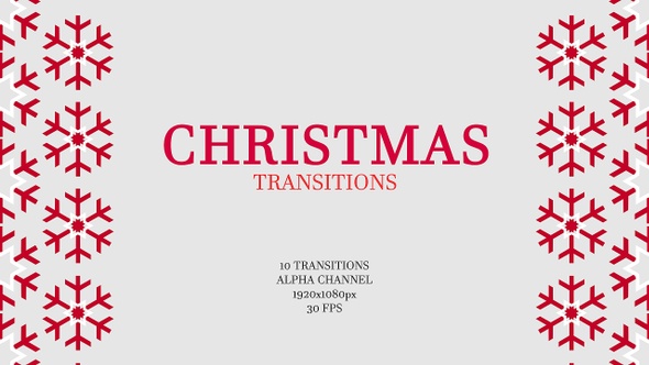 Christmas Transitions, Motion Graphics | VideoHive
