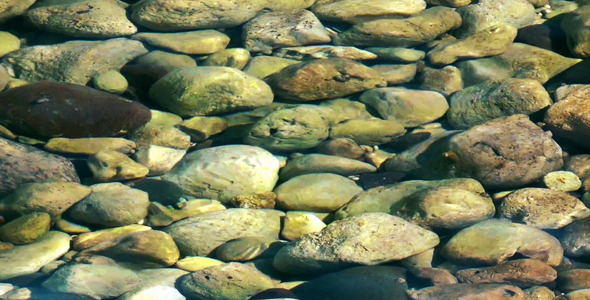 Stone Rocks Under the Sea, Stock Footage | VideoHive