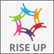 Rise Up People Logo, Logo Templates | GraphicRiver