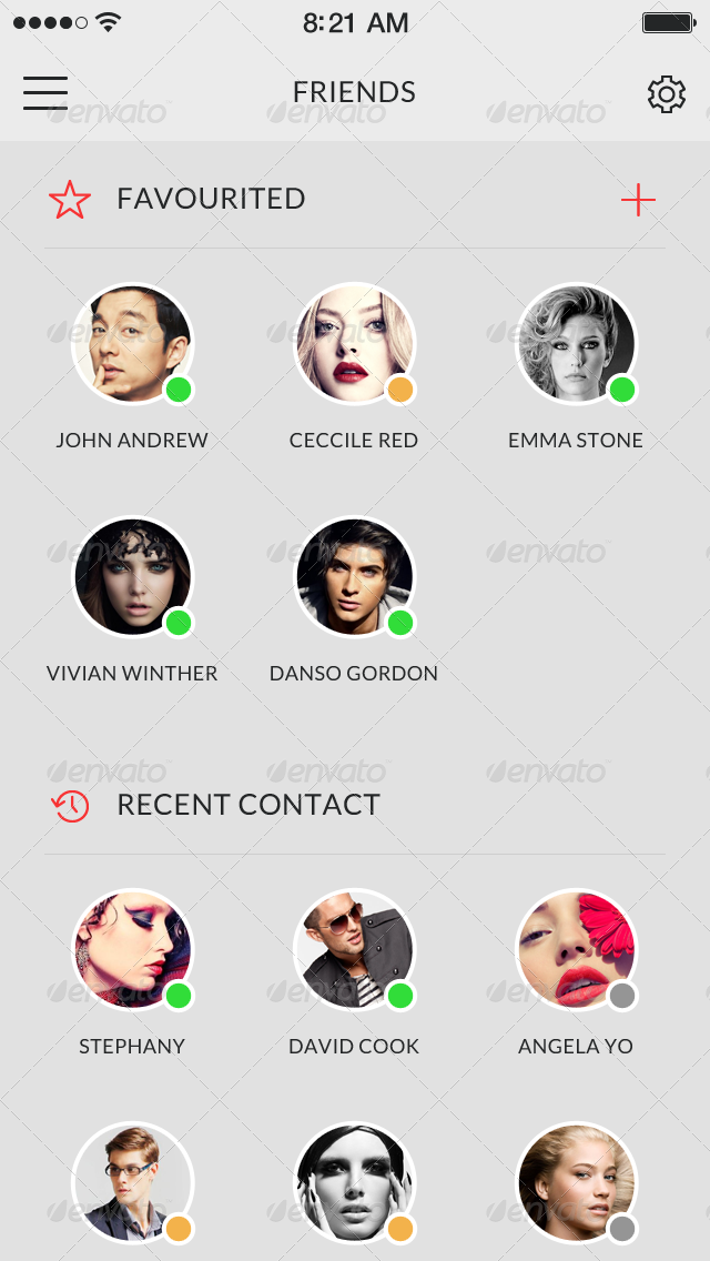 Point Flat Mobile App UI Kit, Web Elements | GraphicRiver