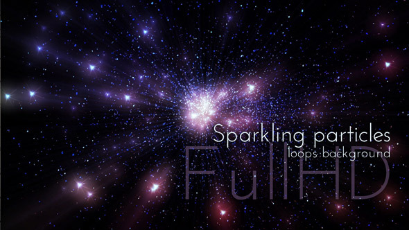 Flickering Stars Particles , Motion Graphics | VideoHive