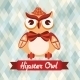 Hipster Owl Poster, Vectors | GraphicRiver