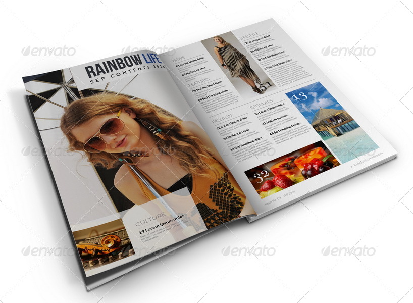 Regular Life Magazine Template - 40 Pages, Print Templates | GraphicRiver