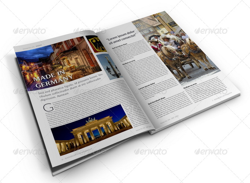 Regular Life Magazine Template - 40 Pages, Print Templates | GraphicRiver