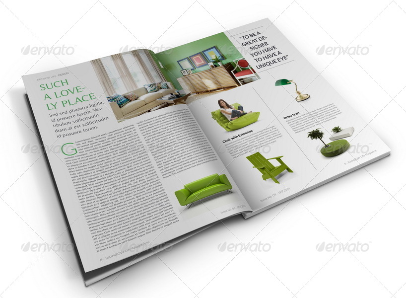 Regular Life Magazine Template - 40 Pages, Print Templates | GraphicRiver