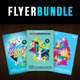 Abstract Pop Color Vol. 1 Flyer Bundle, Print Templates | GraphicRiver