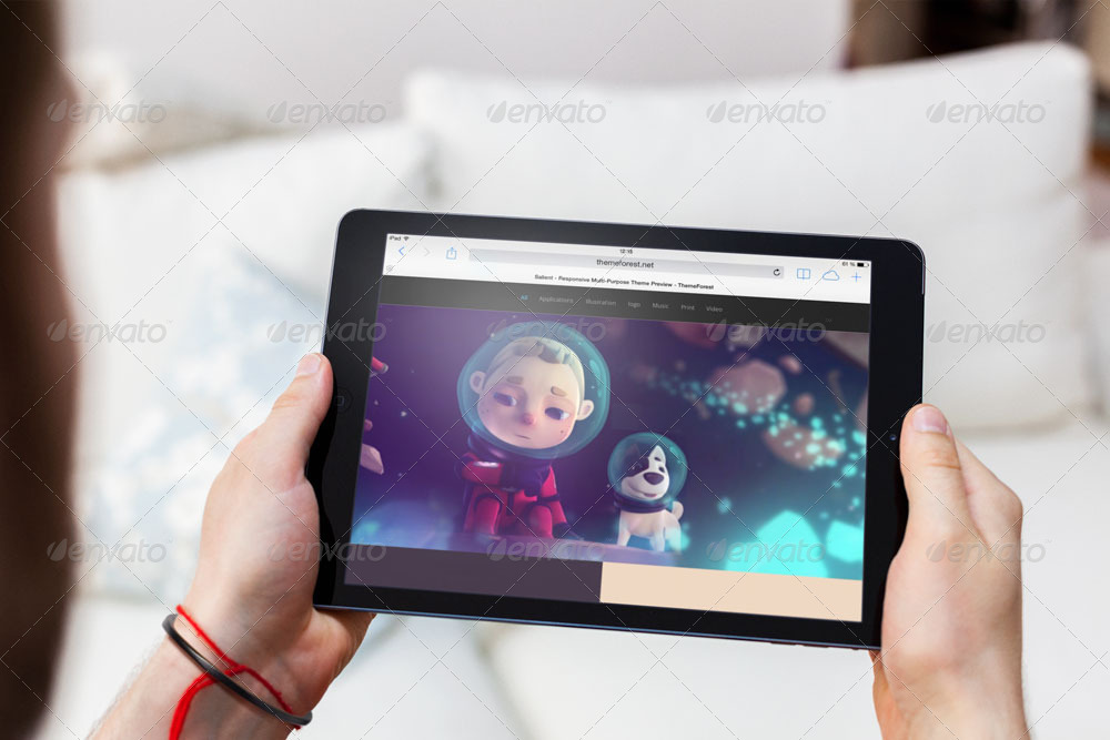 Realistic Tablet Mock-Up, Graphics | GraphicRiver