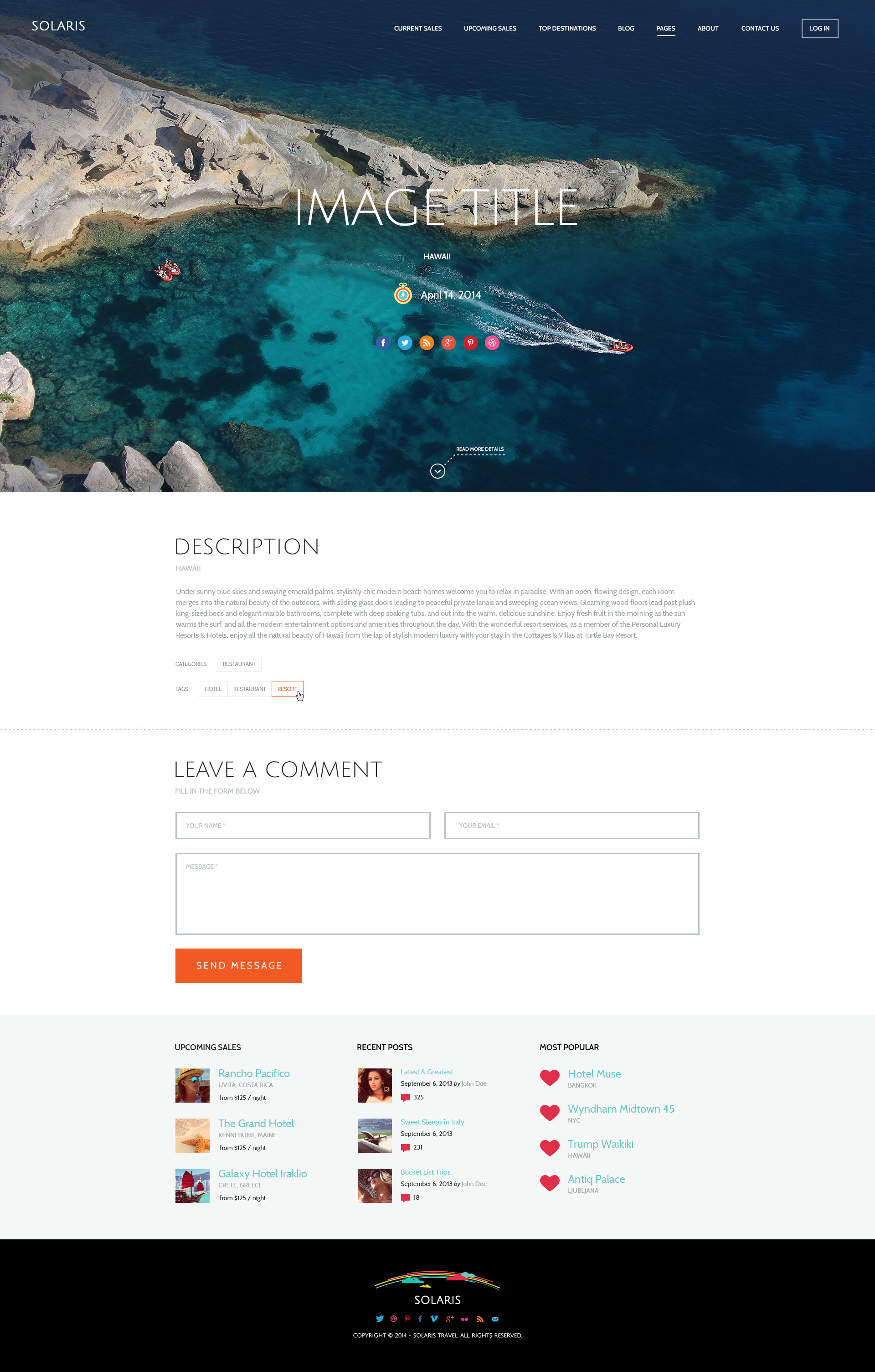Solaris | Travel & Hotel Booking Theme by ThemeREX | ThemeForest