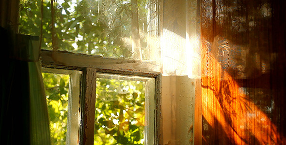Village House Window, Stock Footage | VideoHive