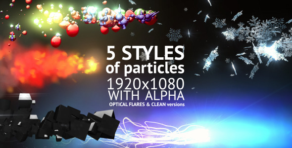Particles Set (5 Styles), Motion Graphics | VideoHive