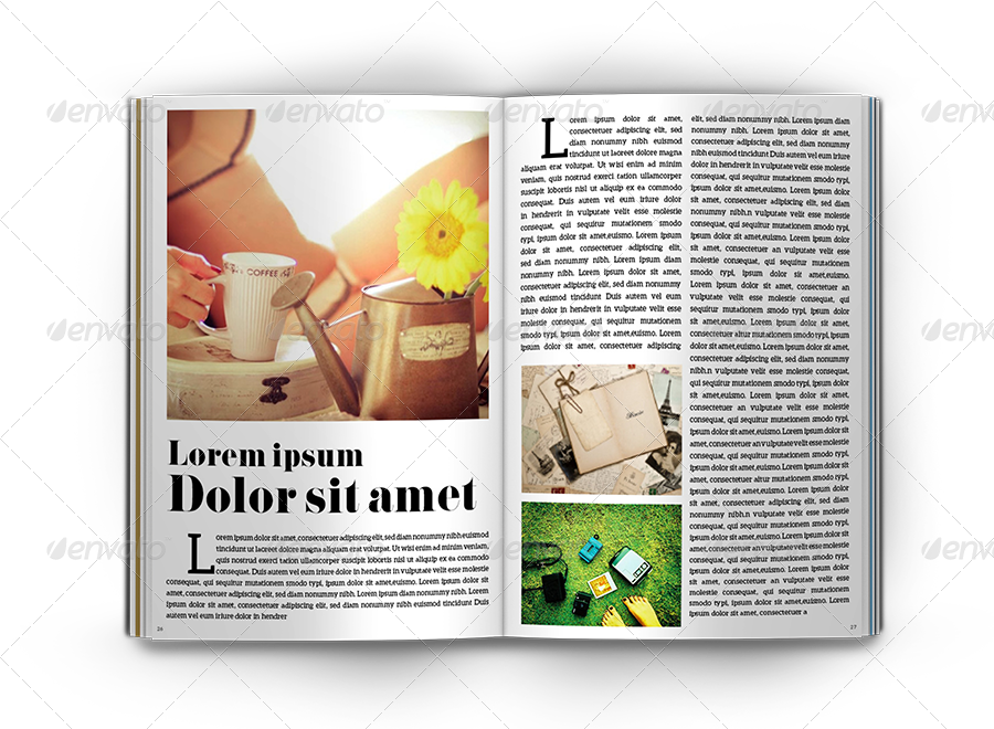 Life Magazine, Print Templates | GraphicRiver