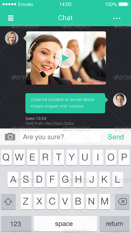 PHONE OS 8 Retina App UI Kit, Web Elements | GraphicRiver