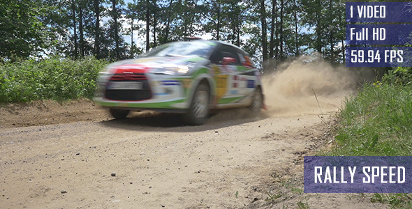 Rally Racing Car, Stock Footage | VideoHive