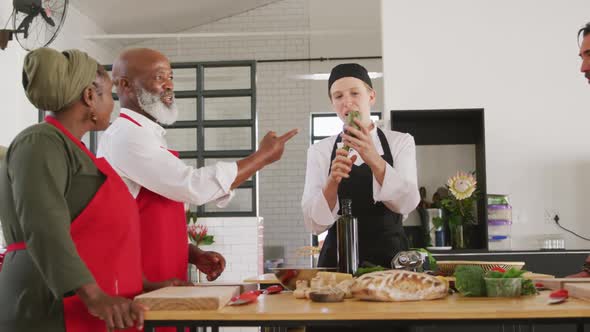 Chefs talking about food, Stock Footage | VideoHive