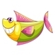 A Smiling Colorful Aquatic Fish, Vectors | GraphicRiver