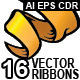 16 Vintage Ribbons, Vectors | GraphicRiver