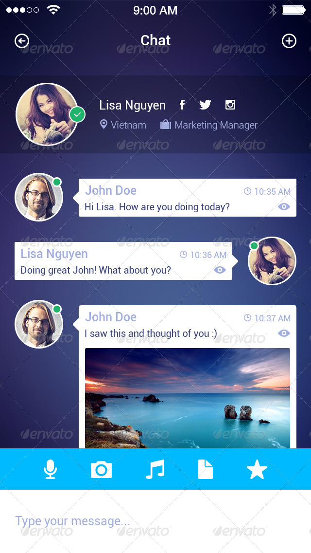 Flat UI Kit, Web Elements | GraphicRiver