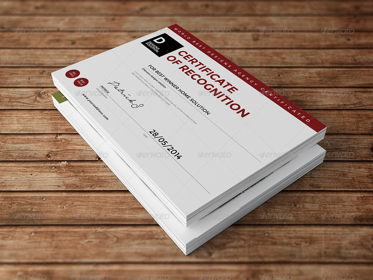 Multipurpose Clean Certificates, Print Templates | GraphicRiver