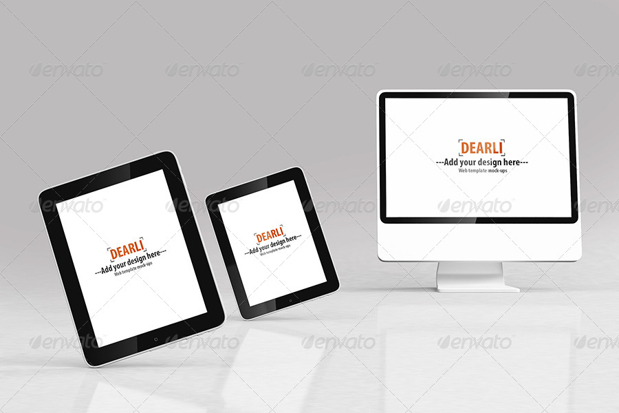 Screen Display- Web Mockup [vol1], Graphics | GraphicRiver