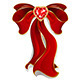 Red Bow with Ruby Heart, Vectors | GraphicRiver