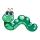 A Green Worm, Vectors | GraphicRiver