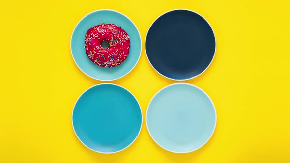 Collection of Colorful Donuts Moving Animations, Stock Footage | VideoHive