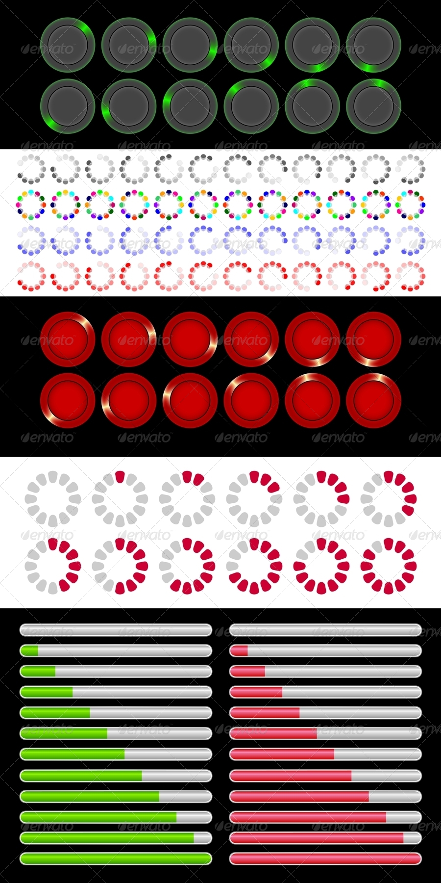 Load Indicator, Vectors | GraphicRiver
