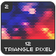 12 Triangle Pixel Backgrounds Pack 2, Graphics | GraphicRiver