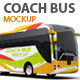 Coach Bus mockup, Graphics | GraphicRiver