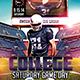 College Game Day, Print Templates | GraphicRiver