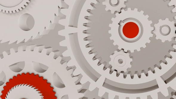 3D Cogwheel Animation, Motion Graphics | VideoHive