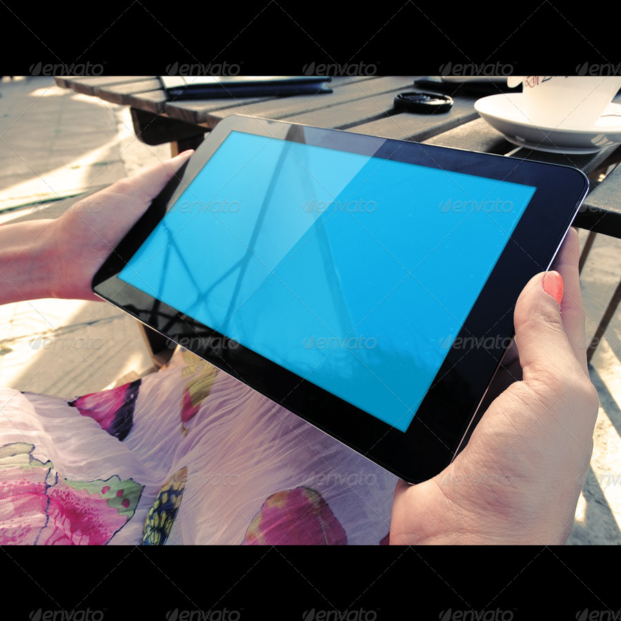 PhotoRealistic Tablet Mock Up, Graphics | GraphicRiver