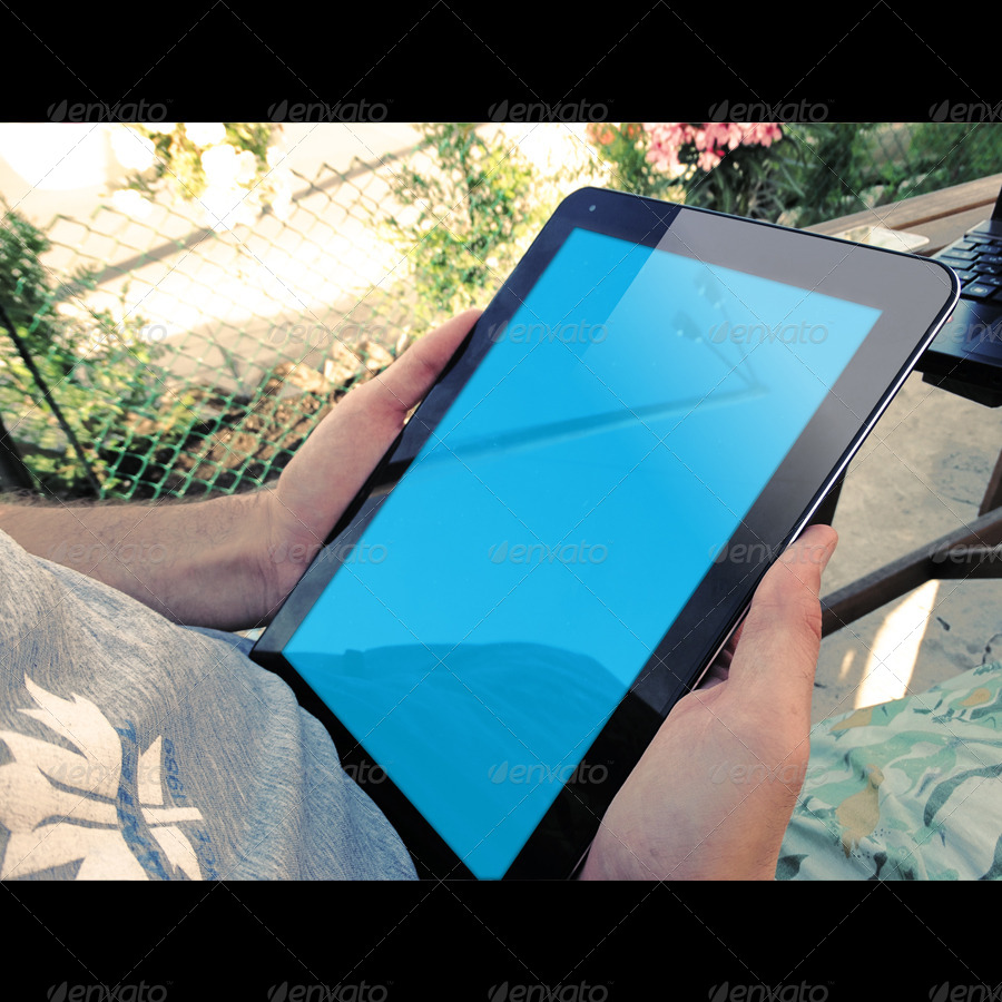 PhotoRealistic Tablet Mock Up, Graphics | GraphicRiver