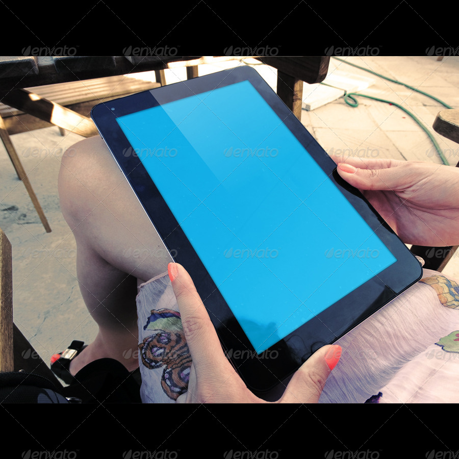 PhotoRealistic Tablet Mock Up, Graphics | GraphicRiver