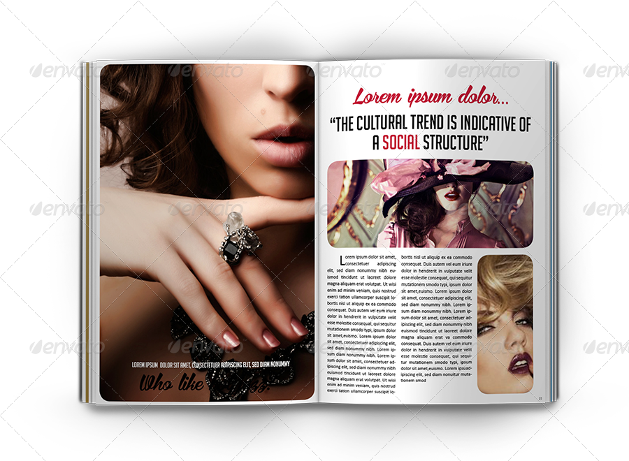 Luxury Magazine, Print Templates | GraphicRiver