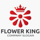 Flower King, Logo Templates | GraphicRiver