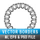 Vector Rounded Borders Set 04, Vectors | GraphicRiver