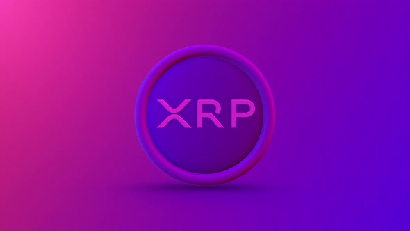 Xrp Ripple Rotating Coin Looping Background 4K, Motion Graphics | VideoHive