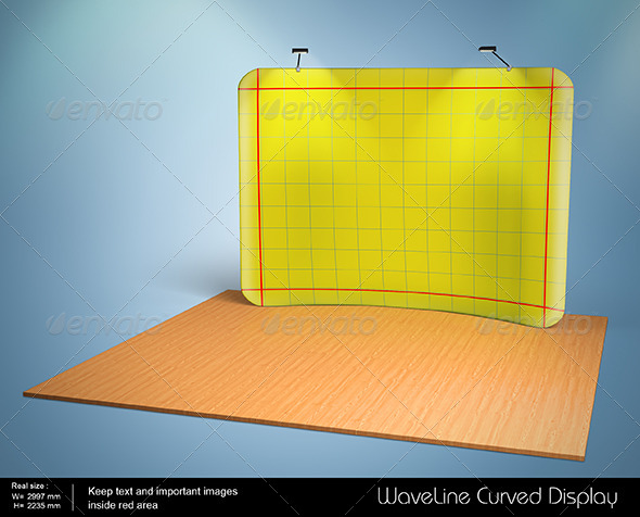 Waveline Curved Display, Graphics | GraphicRiver