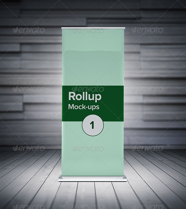 Roll ups Mock-ups V2, Graphics | GraphicRiver